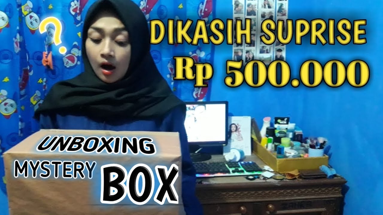 UNBOXING MYSTERY BOX SEHARGA 500 RIBU | KO ISI NYA GINI | MYSTERY BOX ...