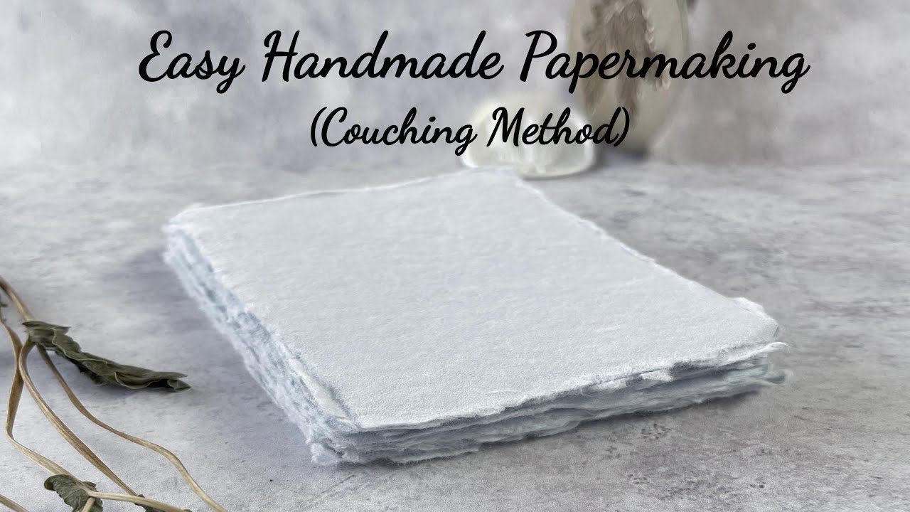 Unveiling the Craft: Handmade Paper with the Couching Method | Hunarkar ...