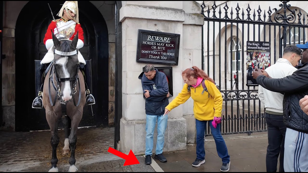 Didn’t hear the guard? Or just didn’t care? Someone else had to step up ...