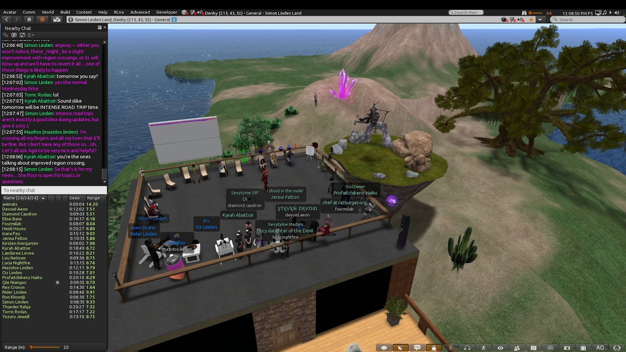 Second Life Server User Group Meeting (2020-01-28) - YouTube