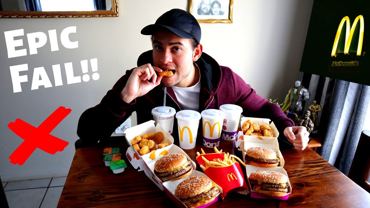 $3500 McDonald's Challenge | Viral Twitter Food Challenge (*NEVER AGAIN ...