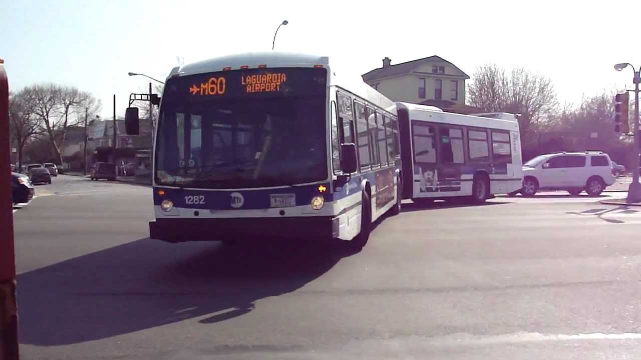MTA NYCT Bus: 2010 Nova-LFSA #1282 & 2008 Orion VII NG #3884 M60 Buses ...