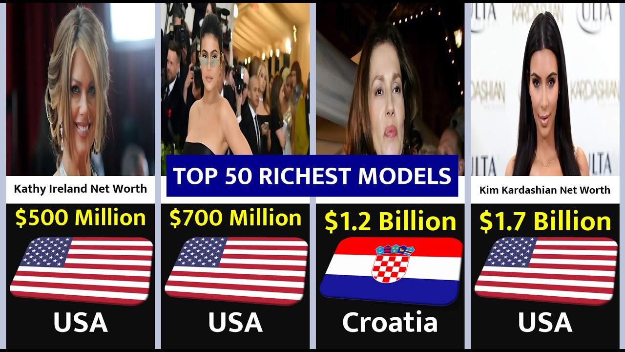 Top 50 Richest Models - YouTube