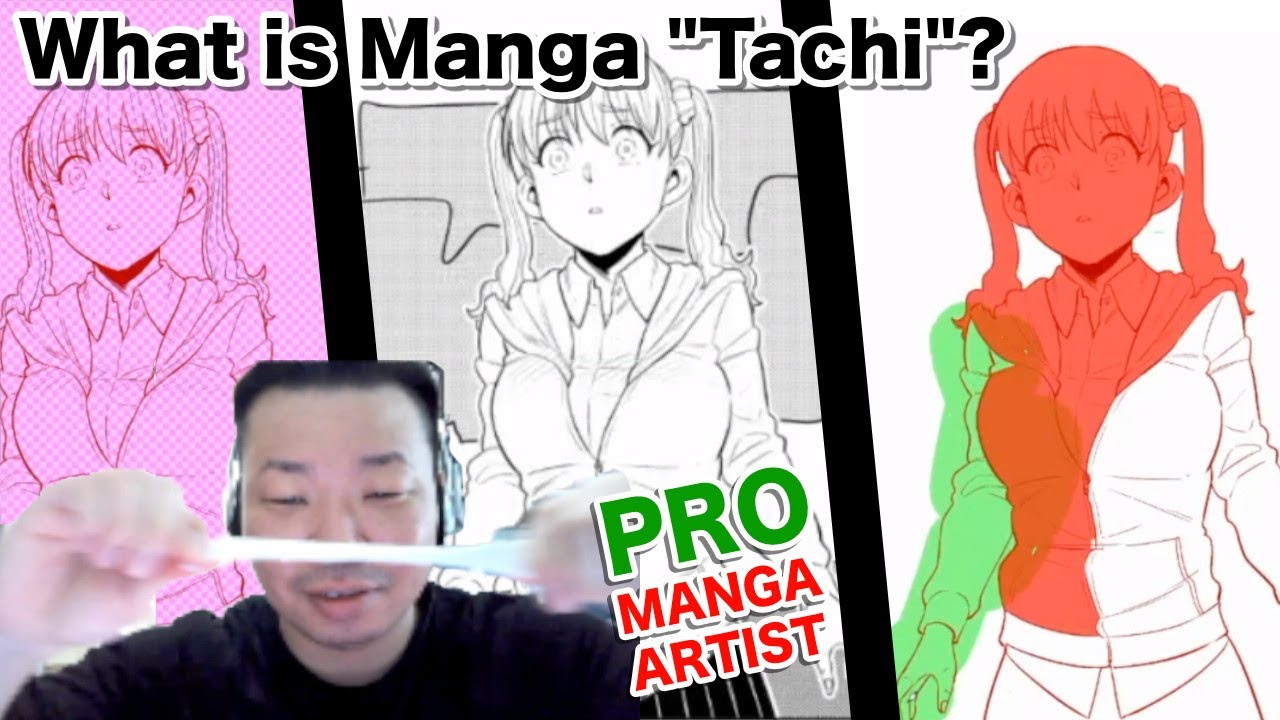 "Tachi" and Making your Manga POP!｜Pro Mangaka Tips while drawing - YouTube