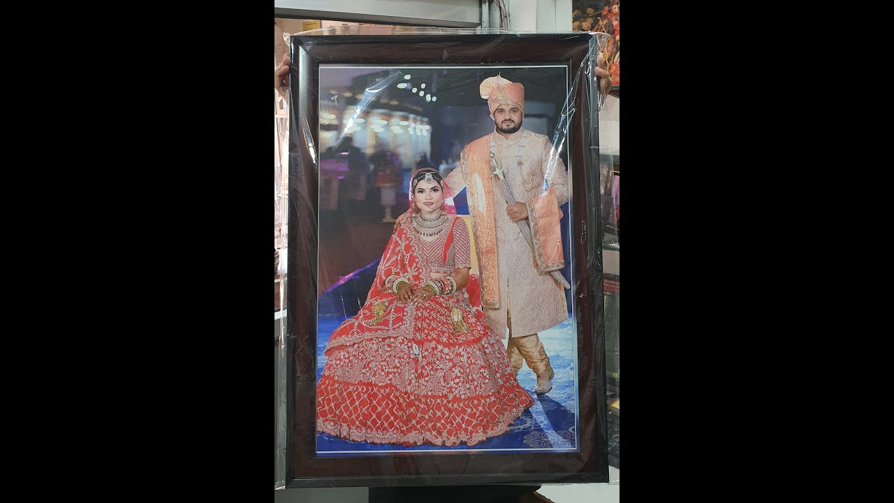 MATTE LAMINATION PHOTO FRAMING - YouTube