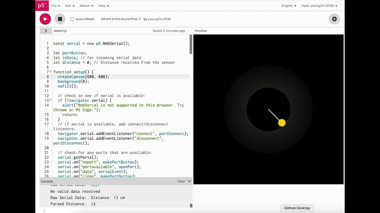 24Fall Creative Coding Final Project -Where is the sound-p5js visualization - YouTube