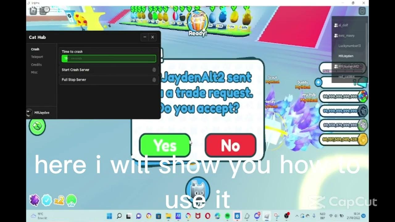 trade scam script pet simulator x - YouTube