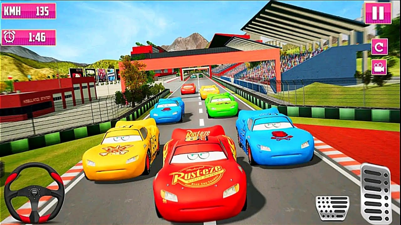 McQueen Street Stock Cars Racing 3D - Android Gameplay - YouTube