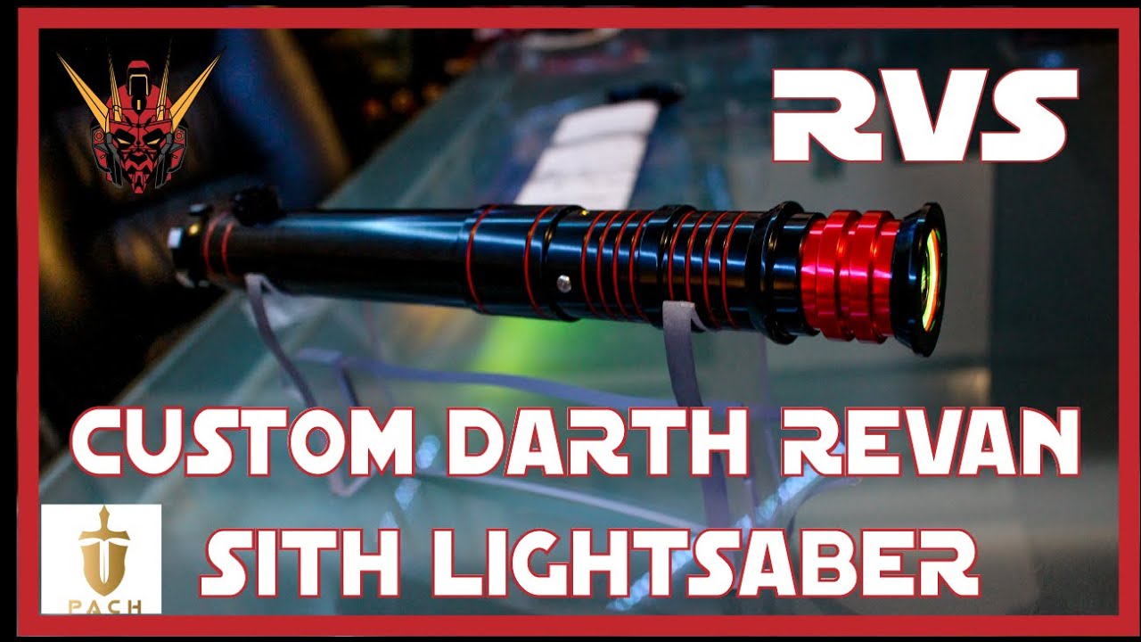 Custom Darth Revan Neopixel Lightsaber - YouTube
