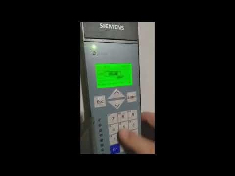 Изменение уставки МТЗ на реле Siemens 7SJ80