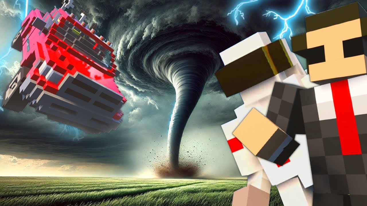 Surviving a REALISTIC TORNADO in a Truck with Spycakes in Teardown Mods ...