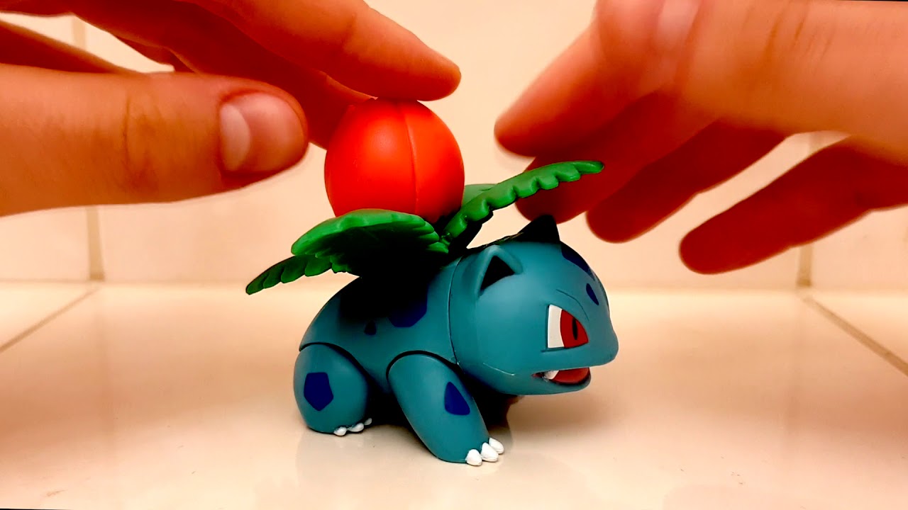 STS Pokemon Toy Review: IVYSAUR Battle Figure by Wicked Cool Toys ...