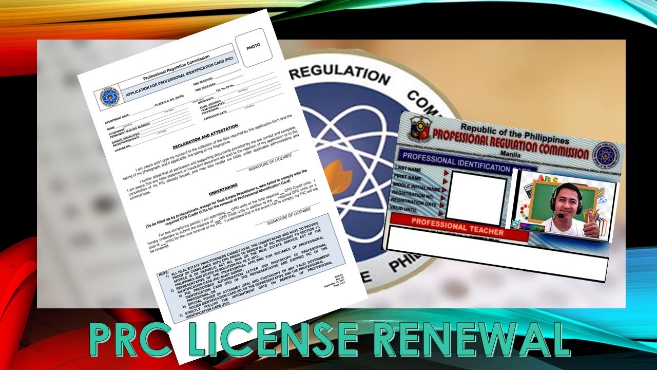 PRC License renewal+online renewal - YouTube