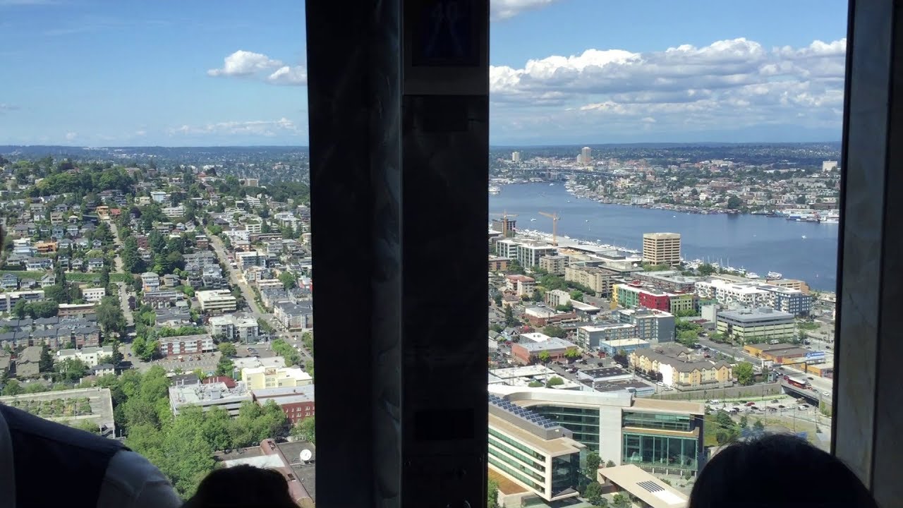 Seattle Space Needle - Elevator back to the Ground Floor - Quick View ...