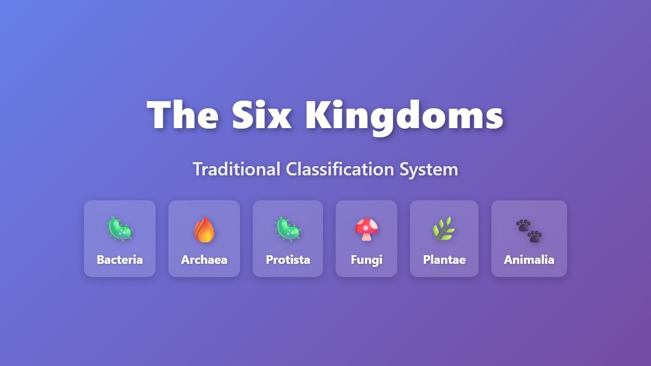 Six Kingdoms of Life Explained: Bacteria, Archaea, Protista, Fungi ...