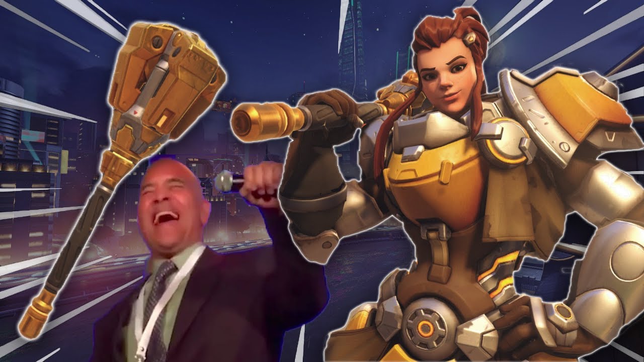 Brigitte's Golden Gun is AWESOME! Overwatch - YouTube