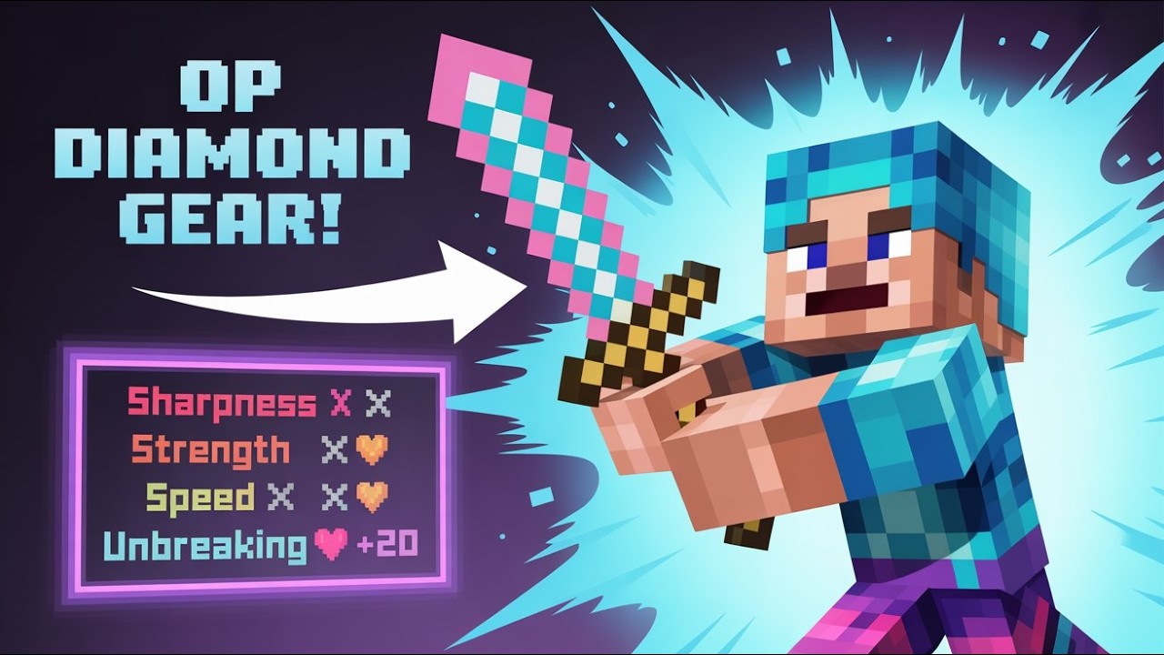 I Finally Enchanted My Full Diamond Armor! 🔮 (Part 9) | Minecraft ...
