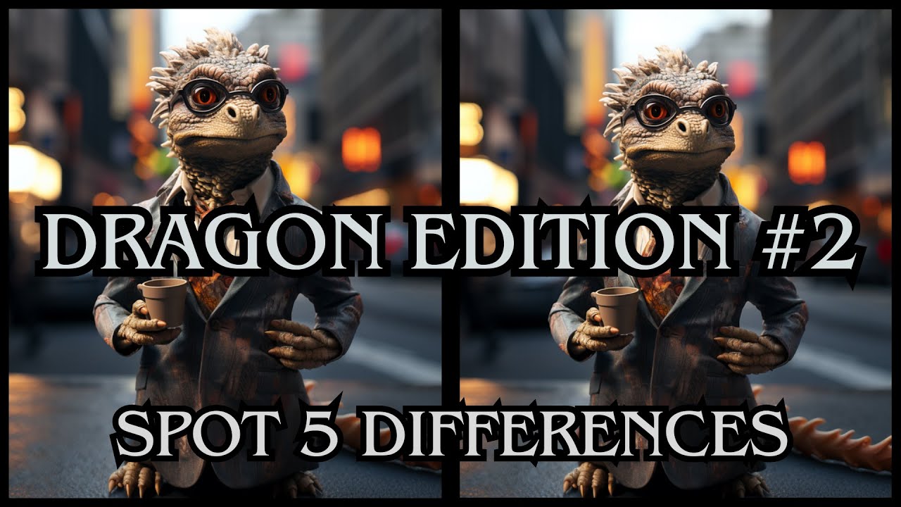 Dragon Edition #2 Spot Five Differences! - YouTube