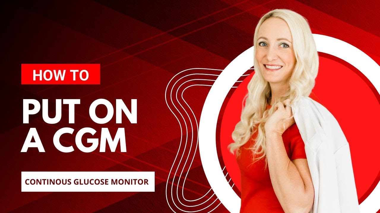 How to place a CGM (freestyle libre) - YouTube