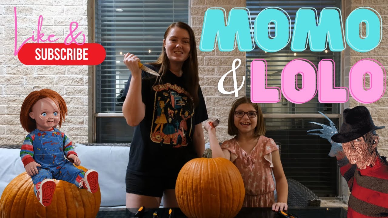 WHO SHOWED UP!! Momo and Lolo Halloween. - YouTube