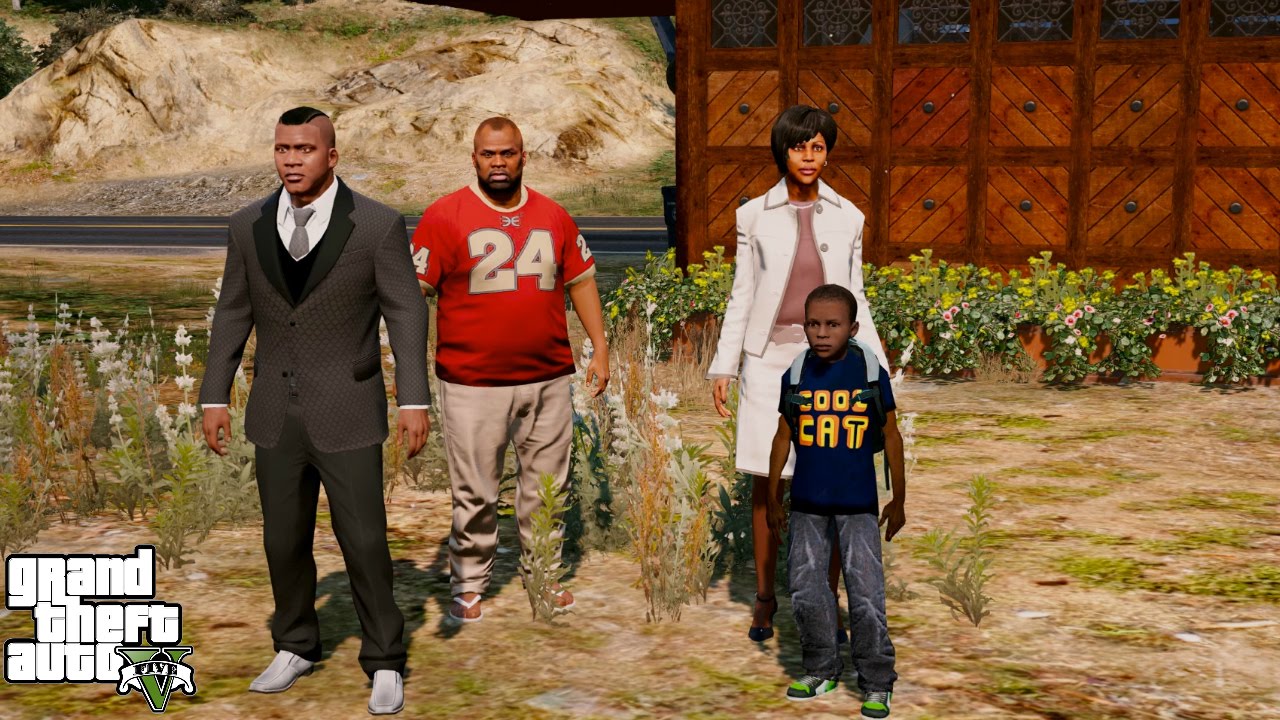 GTA 5 REAL LIFE CHILD MOD #17-MEET JAKE'S FAMILY! - YouTube