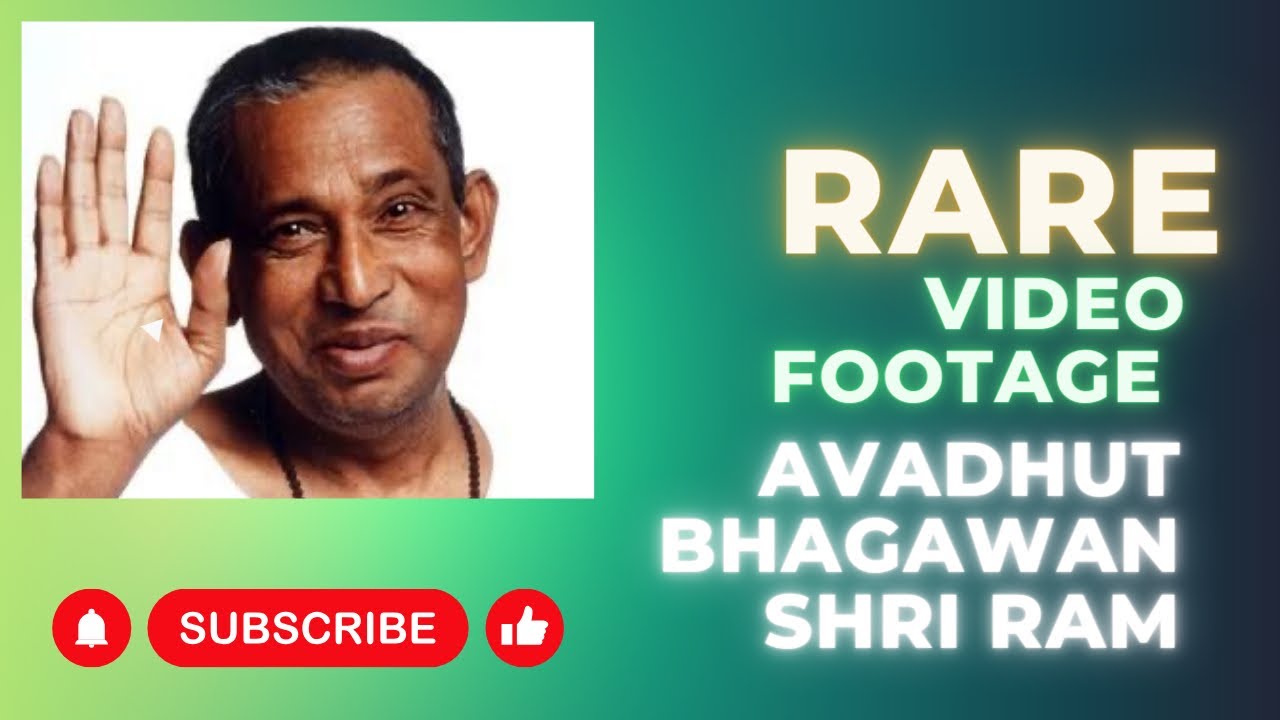 Rare Footage of Shri Avadhoot Bhagavan Ram #varanasi #avadhoothji # ...