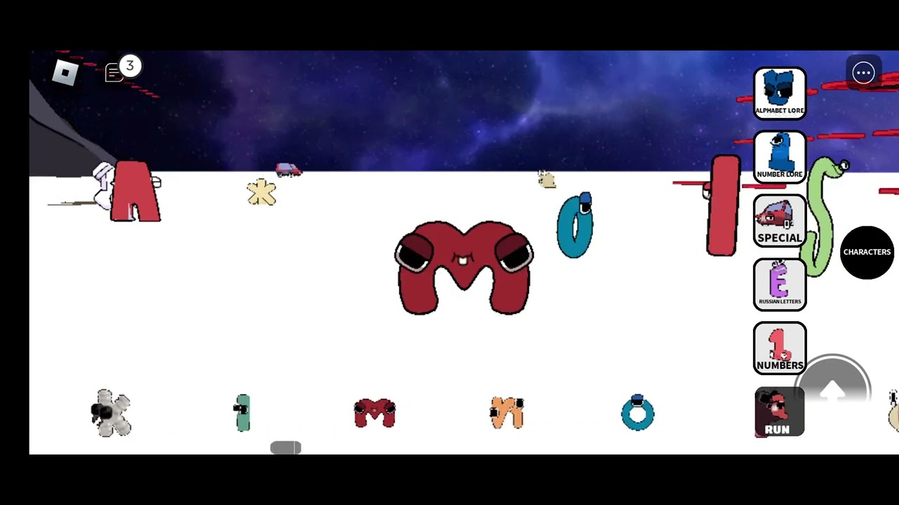 alphabet world deluxe lore: all characters (first roblox video) - YouTube