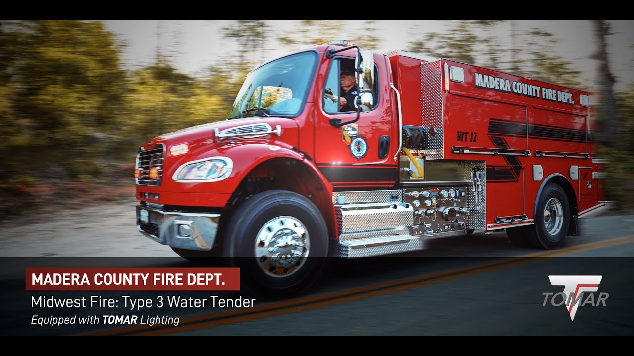 TOMAR - Madera County: Type 3 Water Tender by Midwest Fire - YouTube