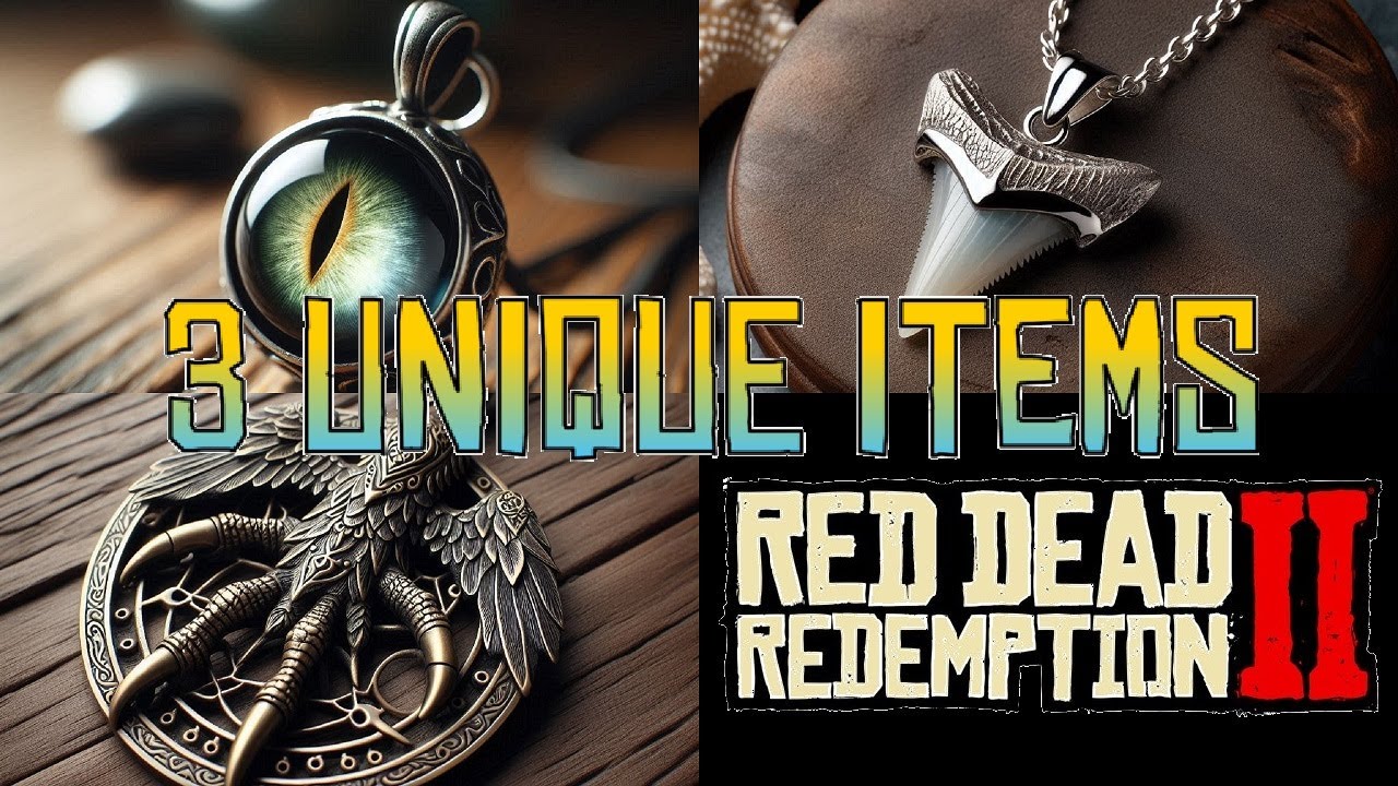 How to find 3 UNIQUE items in RDR2 - YouTube