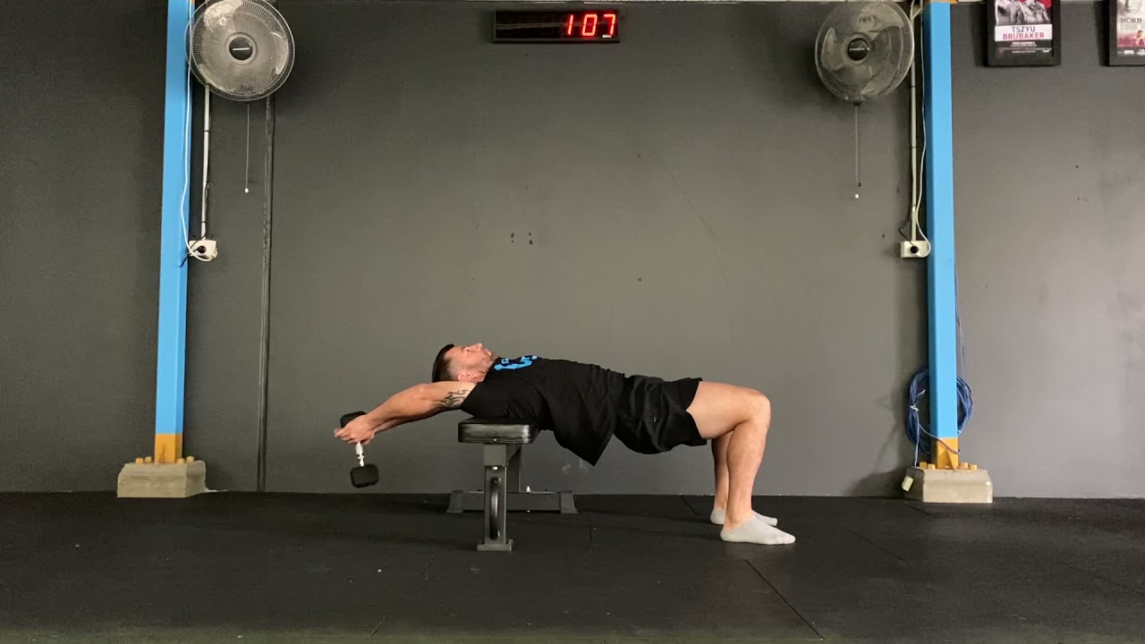 Cross Bench Pull Over - YouTube