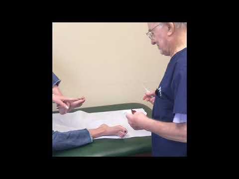 Tibial ankle injections - YouTube