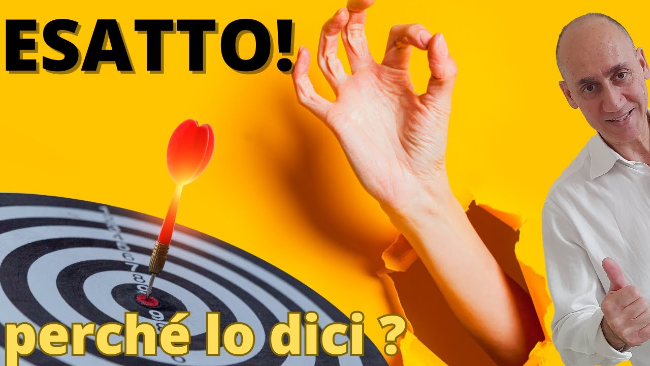 ESATTO!! ESATTO SIGNIFICATO di ESATTO.ESATTO cosa significa davvero ...