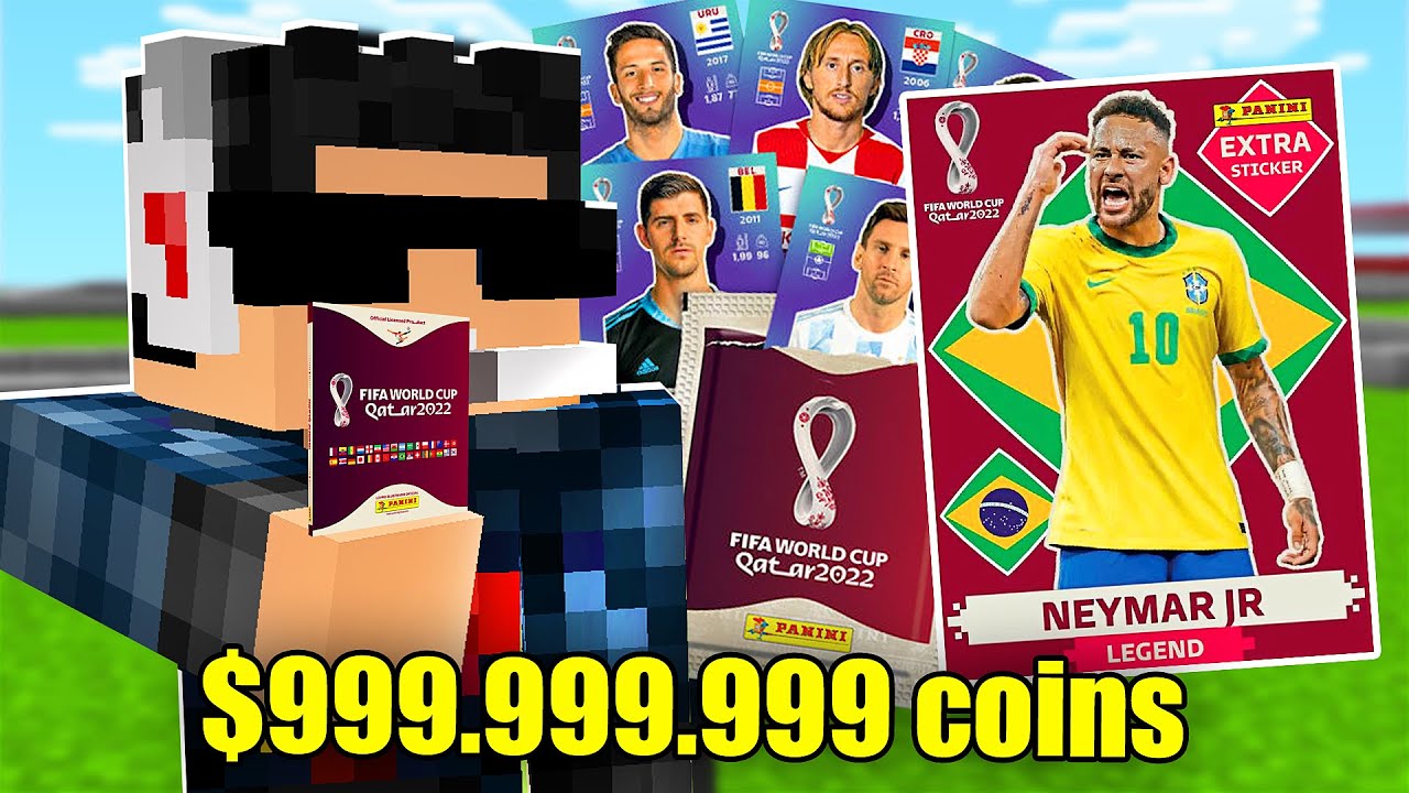 ⭐Minecraft : Figurinhas da copa no minecraft! - RANKUP OVERPOWER - YouTube