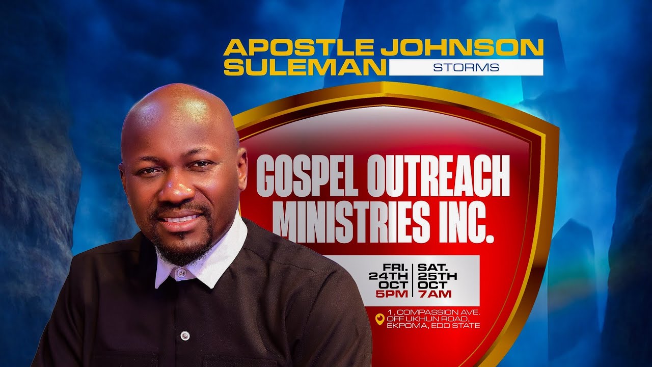 GOSPEL OUTREACH MINISTRY || Apostle Johnson Suleman || Day 2 Morning ...