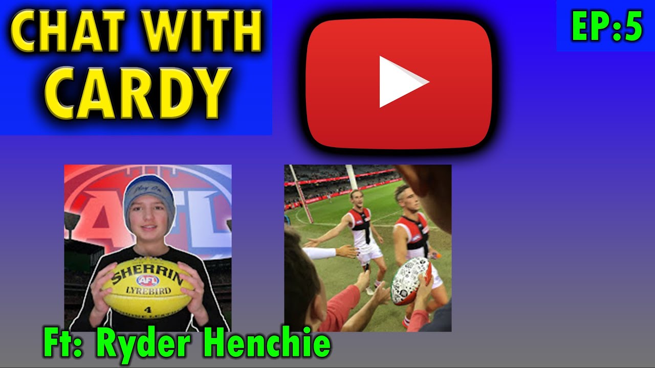 Chatting AFL YouTube With Ryder Henchie | Chat With Cardy Ep:5 - YouTube