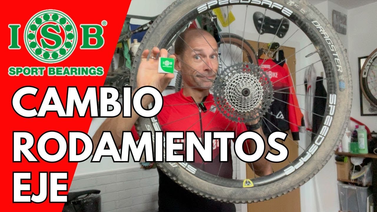 Cambio rodamientos del eje de la rueda trasera en casa - YouTube