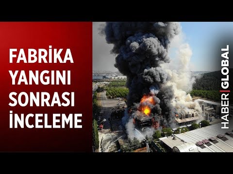 Tuzla'da Yangın! Yanan Kimya Fabrikasında İnceleme!