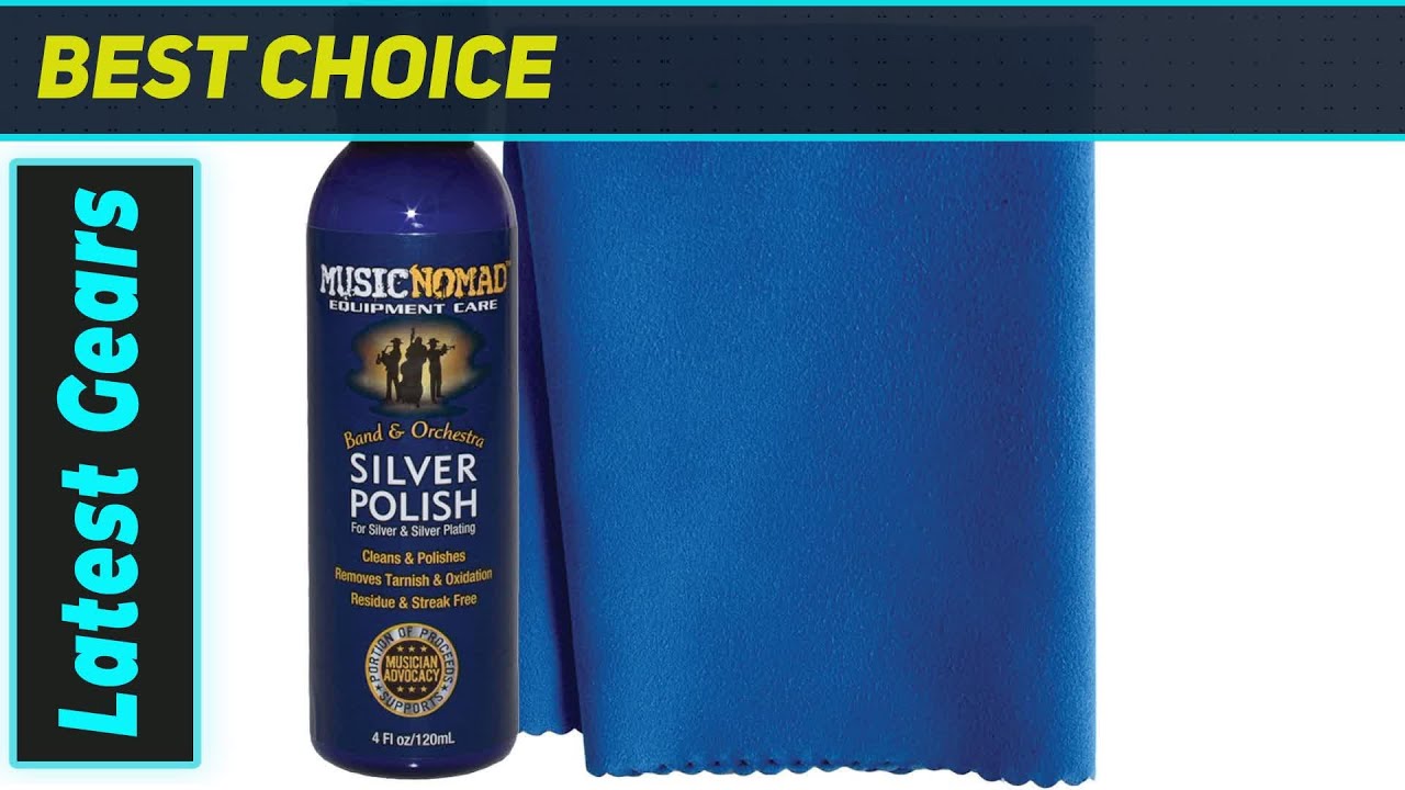 MusicNomad Silver Polish & Cloth Kit: Best Shine for Your Instrument ...