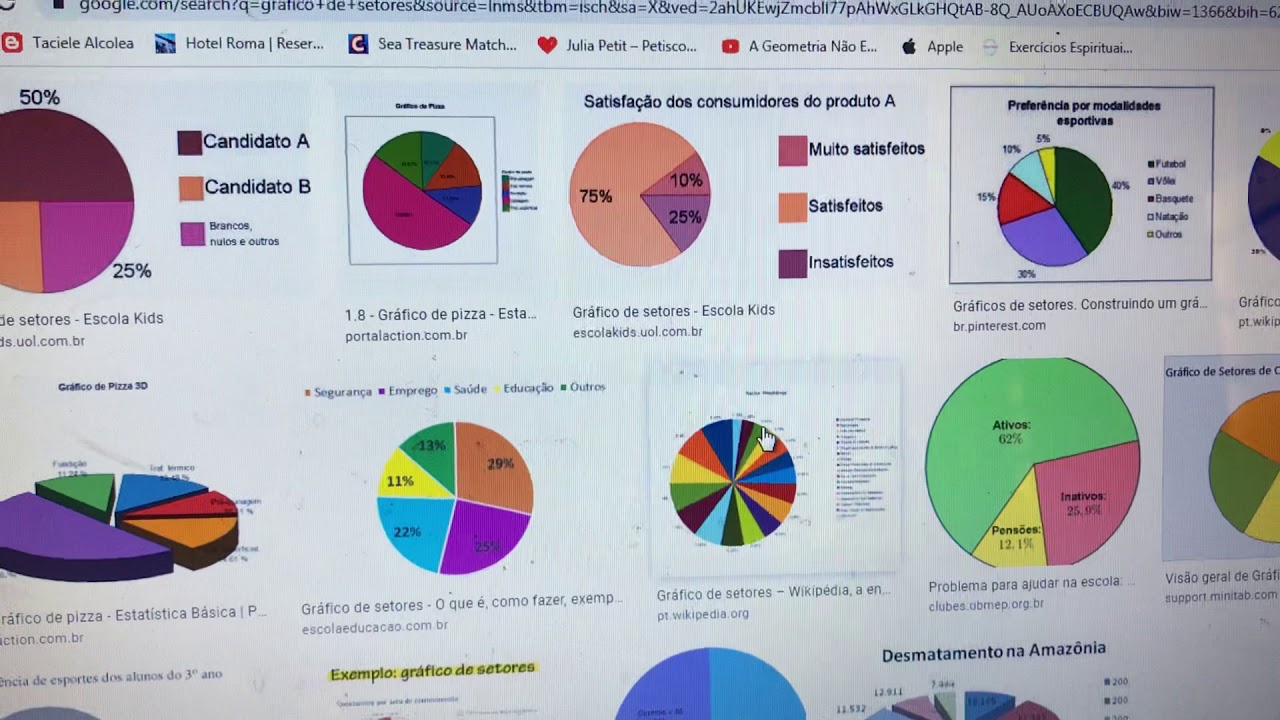 Gráfico de Setores - YouTube