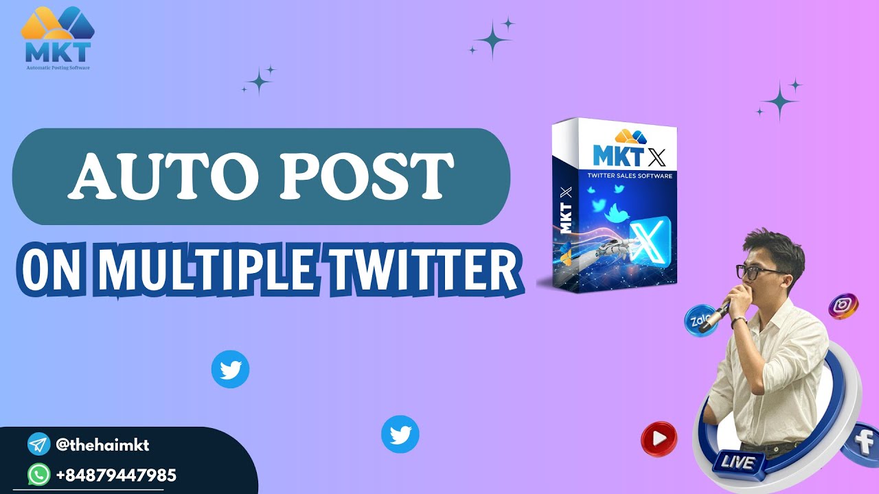 Auto Post On Multiple Twitter | MKT X - YouTube