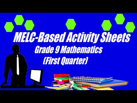 34 MELC-BASED ACTIVITY SHEETS FOR GRADE 9 MATHEMATICS FIRST QUARTER ...