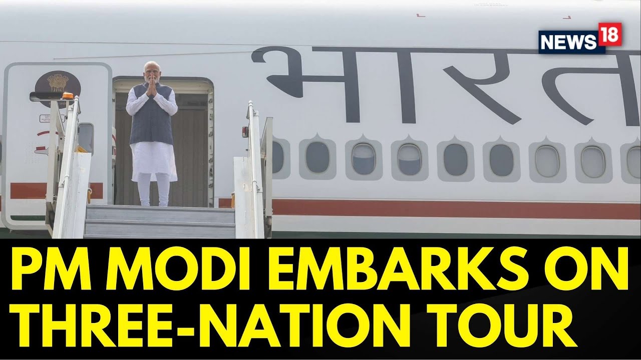 PM Modi News | Prime Minister Narendra Modi Embarks On A Three-nation ...