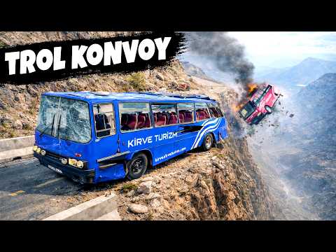 OTOBÜS MODU İLE TROL KONVOY !! BeamNG.drive // Diy steering wheel set