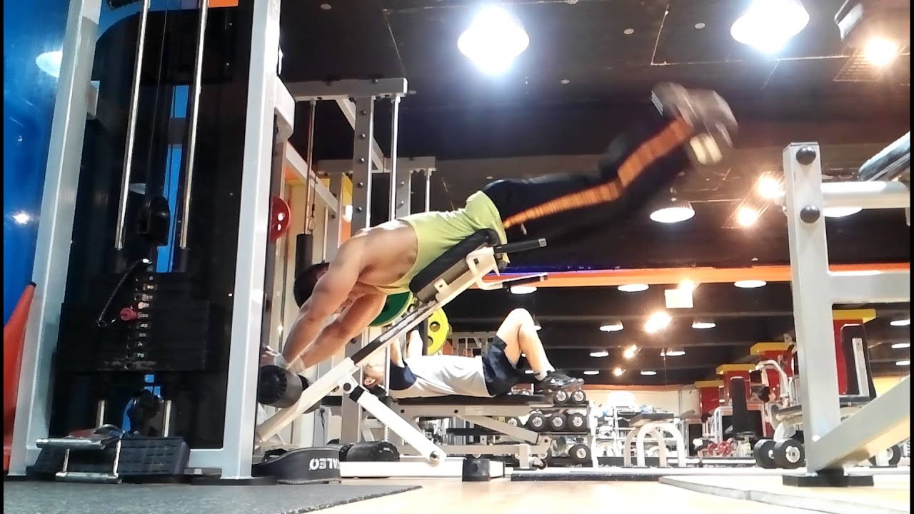 Reverse back extension - YouTube