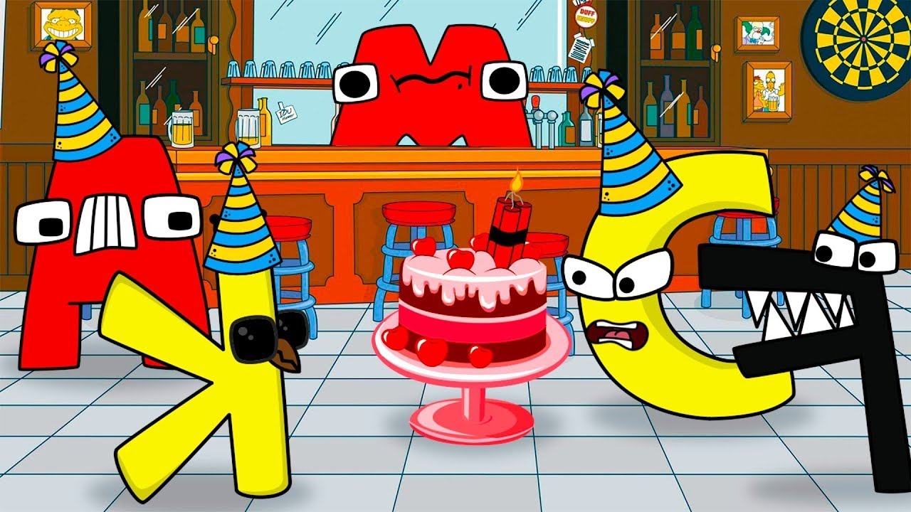 ALPHABET LORE The Secret of One Birthday - NEW ANIMATION - YouTube