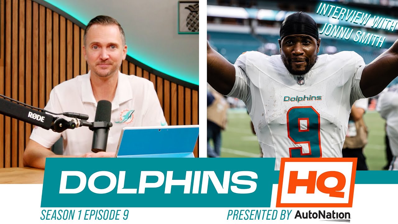 Jonnu Smith EXCLUSIVE INTERVIEW after his CAREER-HIGH GAME l Dolphins ...