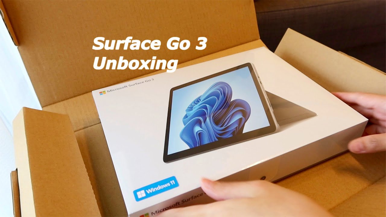 Unboxing Microsoft Surface Go 3 Windows 11 Youtube