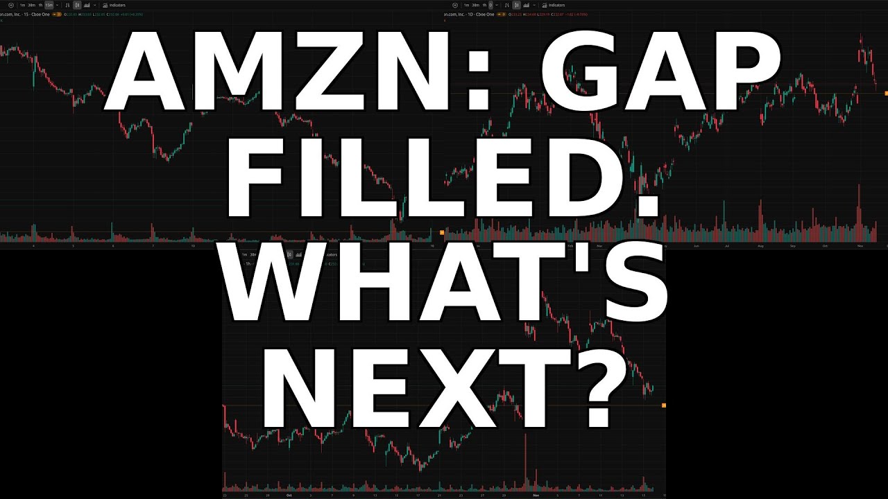 AMZN Stock Fills The Gap! News & In-Depth Chart Analysis For Amazon ...