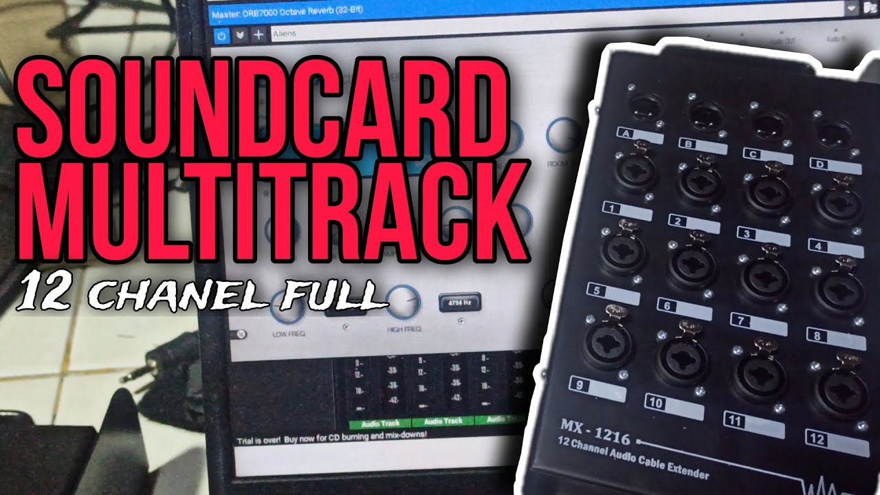 Soundcard Multitrack 12 chanel RAKITAN | cek sebelum kirim - YouTube