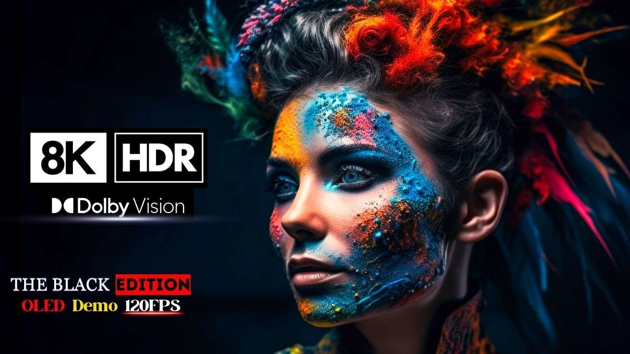 The Black HDR 8K Dolby Vision™ | OLED Demo 120FPS - YouTube